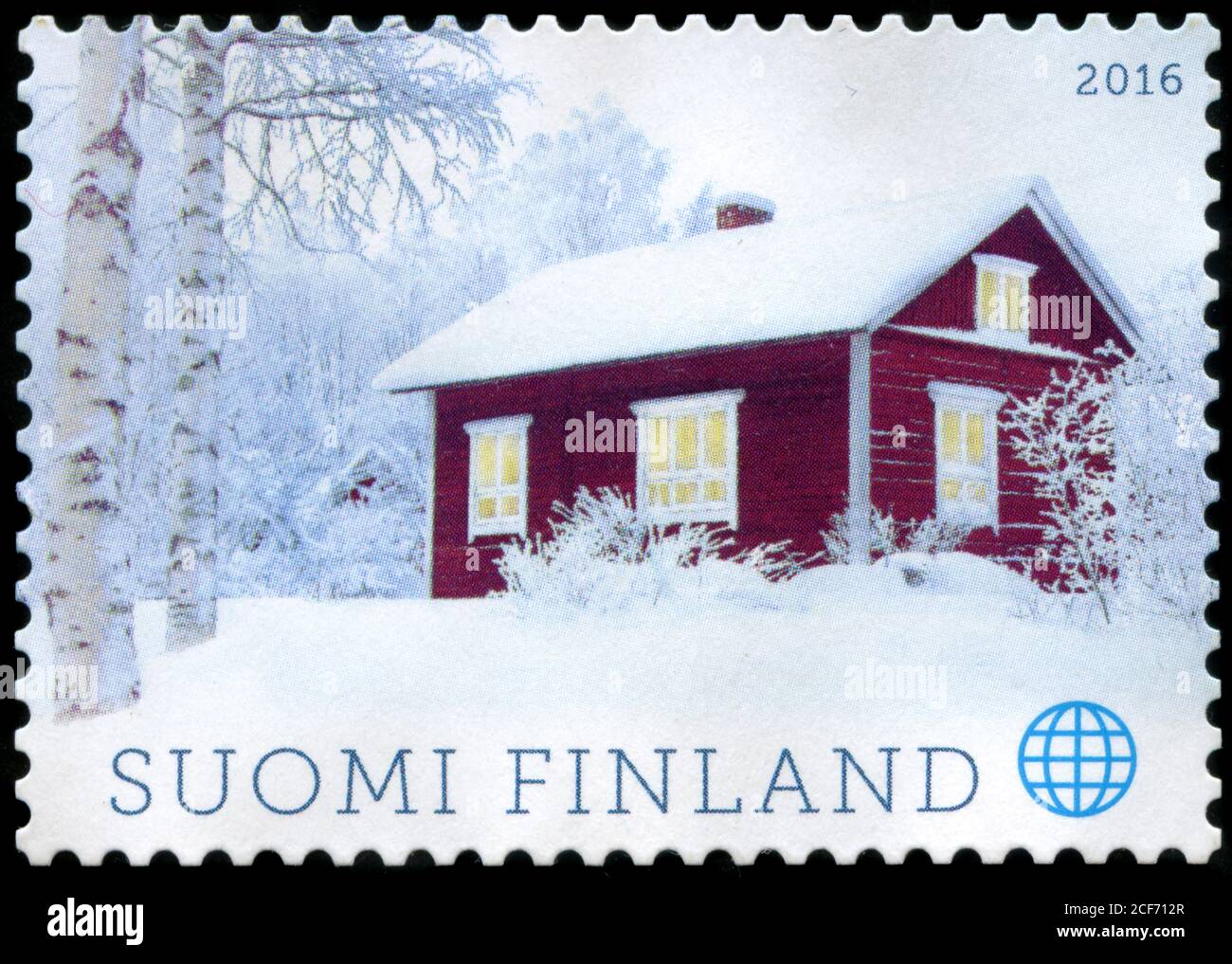 Postage stamp from Finland in the Wintertime Greetings series issued in ...