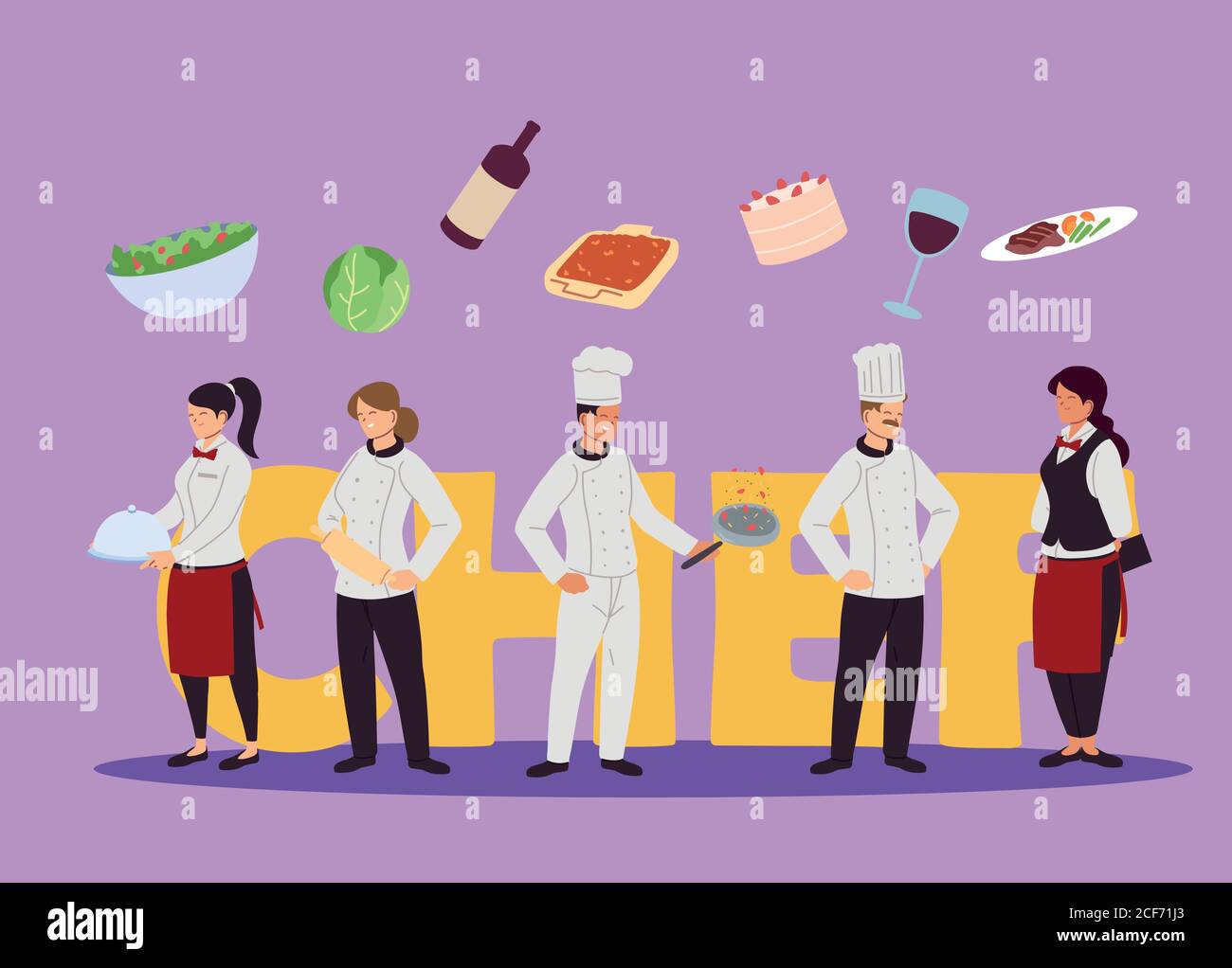 Chefs Skill Stock Vector Images - Alamy