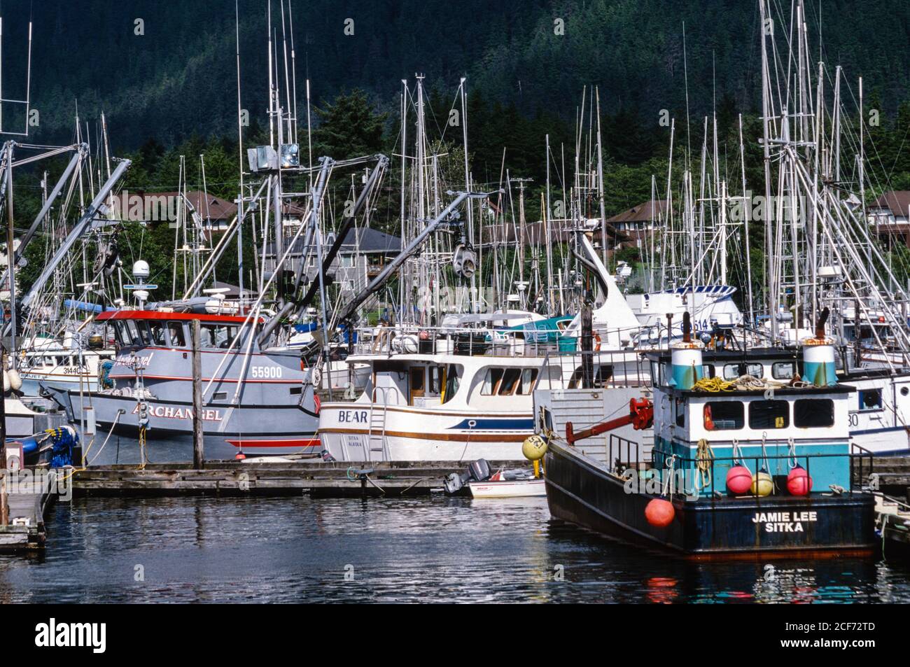 Sitka, Alaska, USA. Small Boat Harbor Stock Photo - Alamy