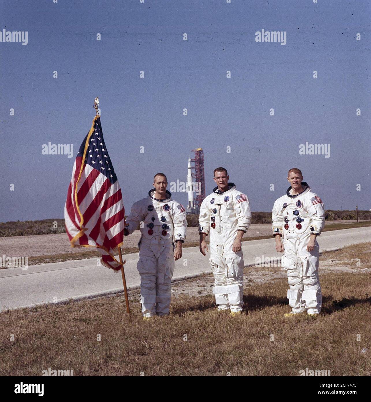 Retro photo of american astronauts hi-res stock photography and images ...