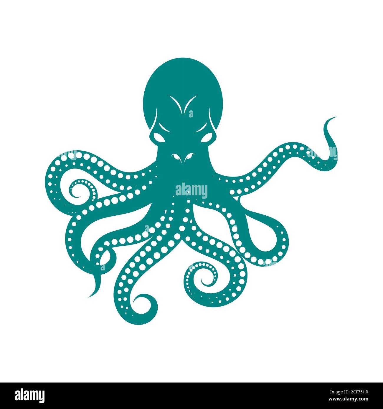 octopus vector icon illustration design template Stock Vector Image ...