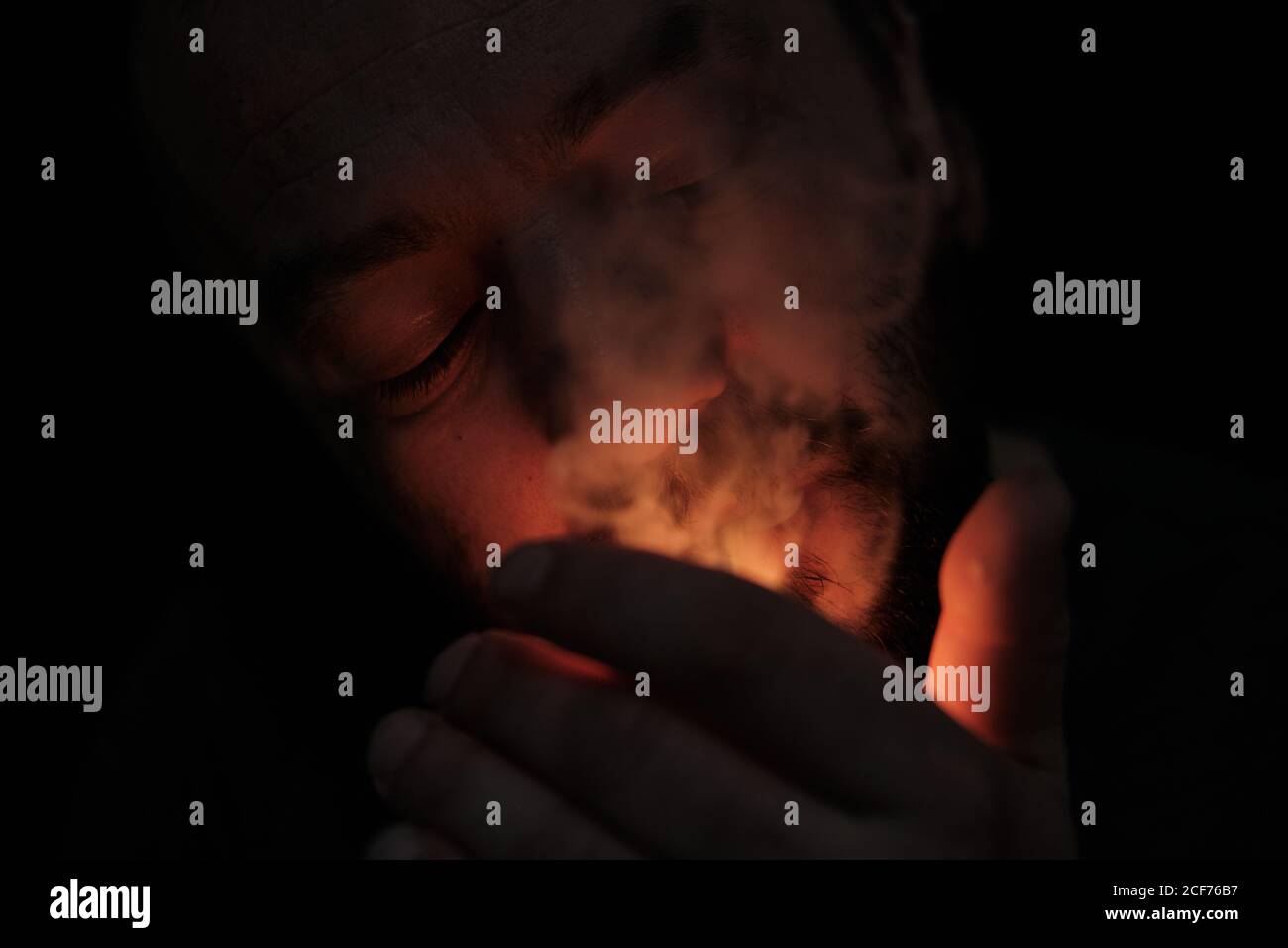 Smoking cannabis joint hi-res stock photography and images - Alamy