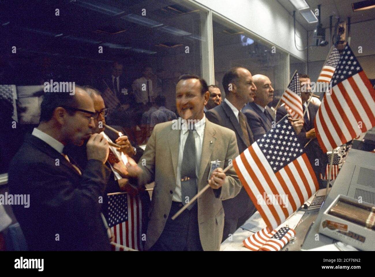 Apollo 11 Celebration at Mission Control Stock Photo - Alamy