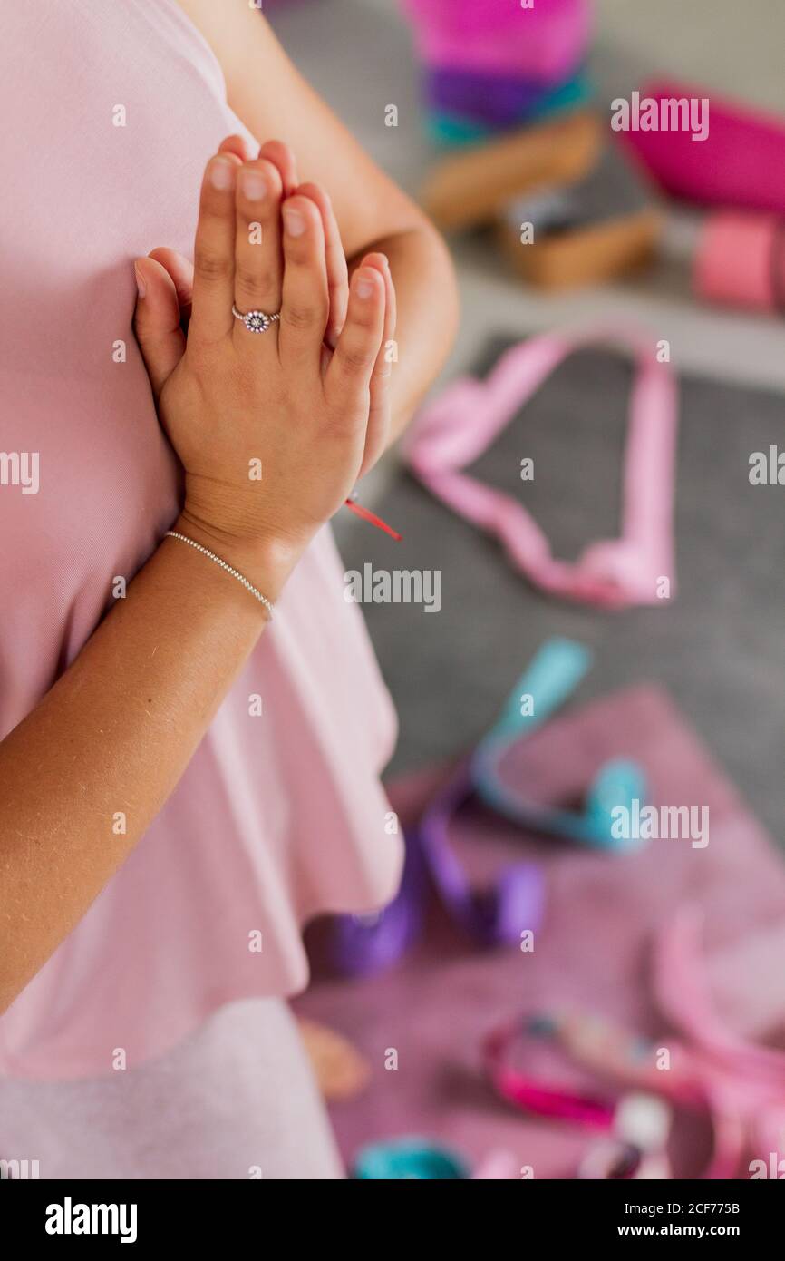 Namaste Position High Resolution Stock Photography and Images - Alamy