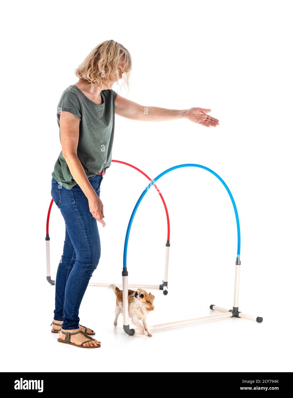 hooper training in front of white background Stock Photo - Alamy