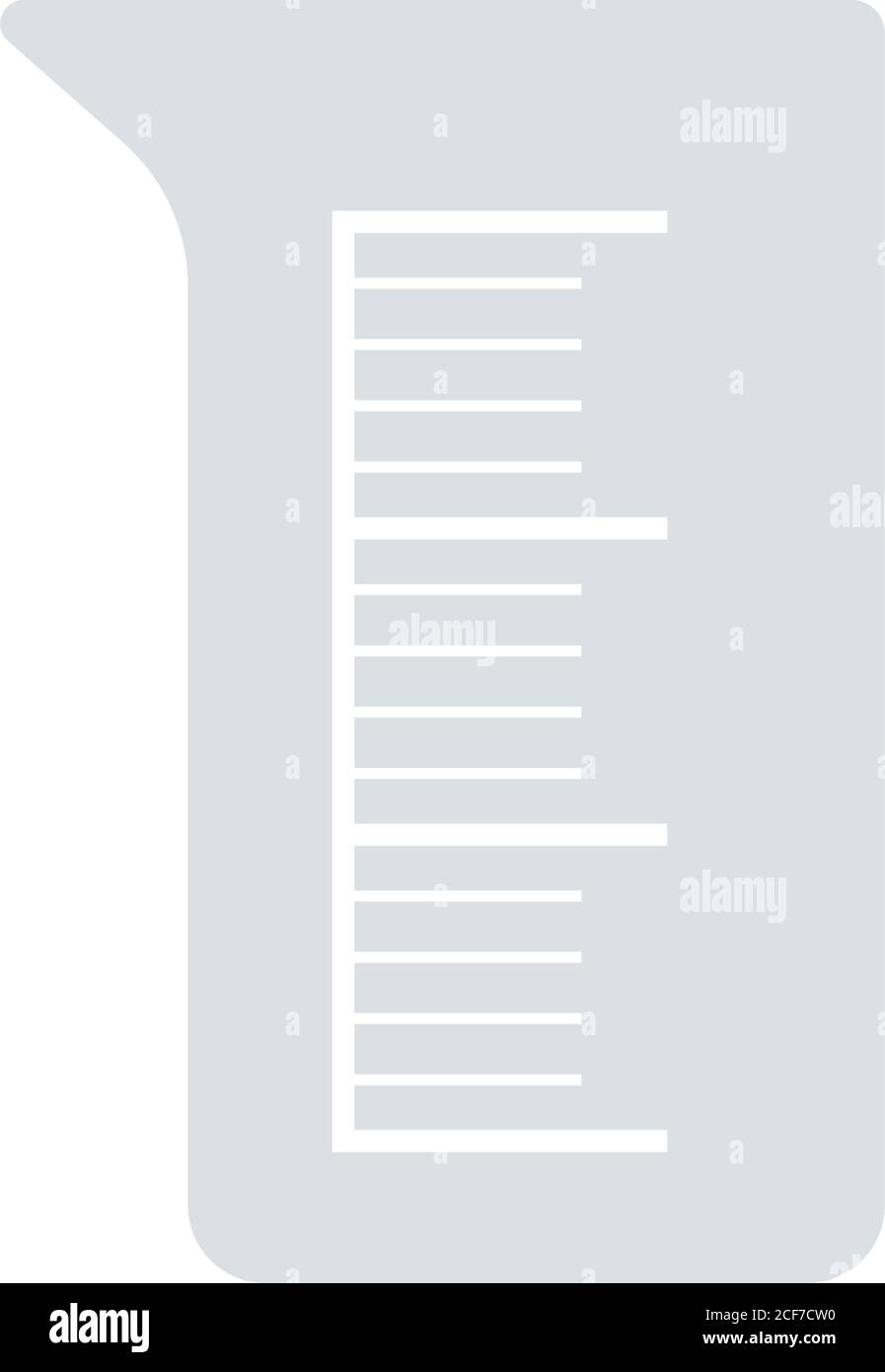 Icon Of Chemistry Beaker. Flat Color Design. Vector Illustration Stock ...