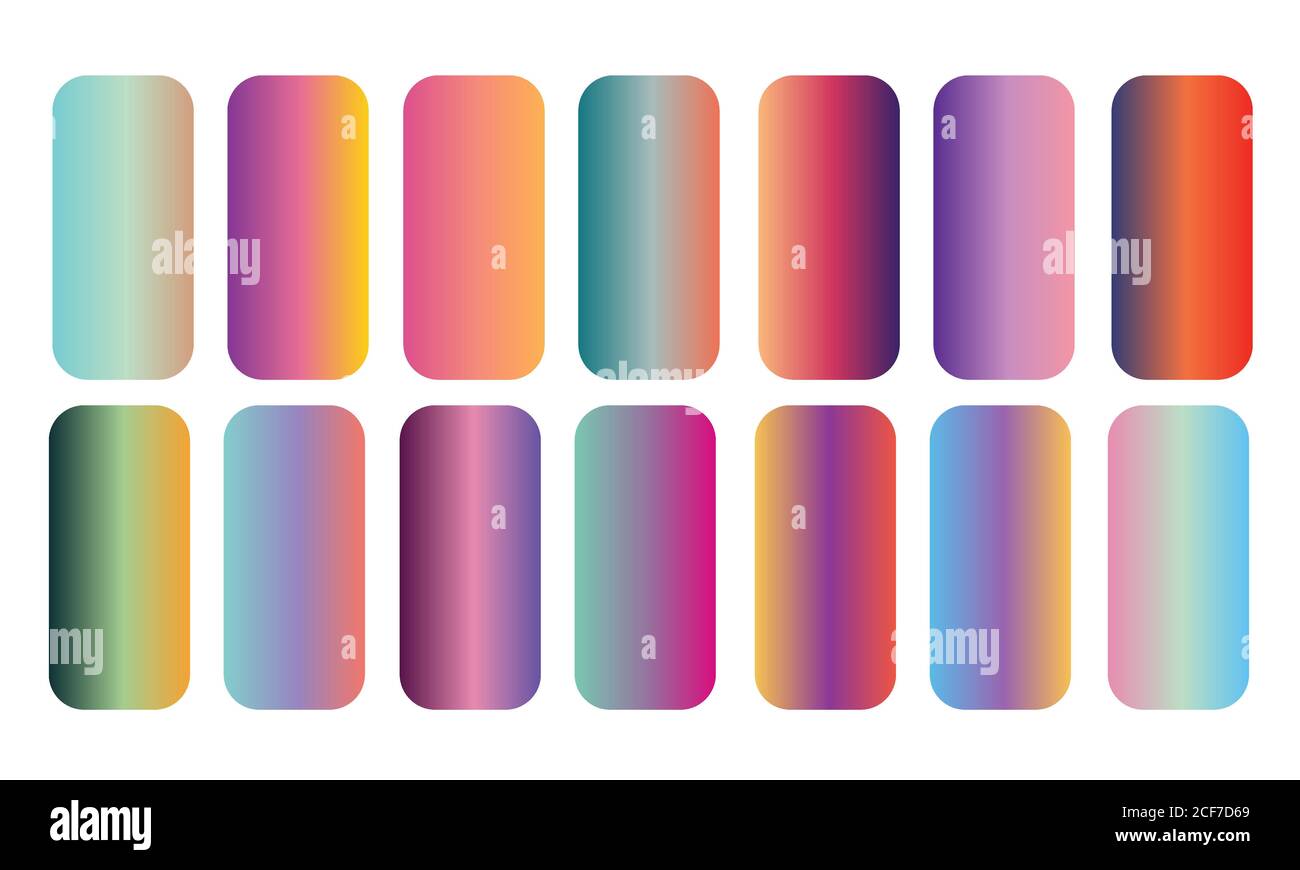 Vector set of blue gradients.Blue backgrounds collection Stock Vector ...