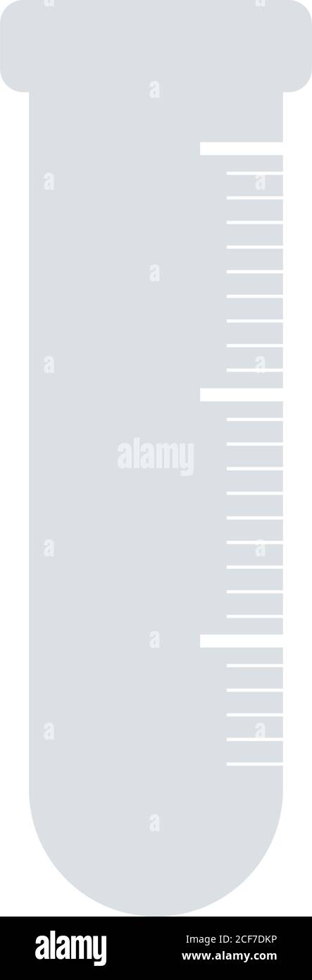 Icon Of Chemistry Beaker. Flat Color Design. Vector Illustration Stock ...