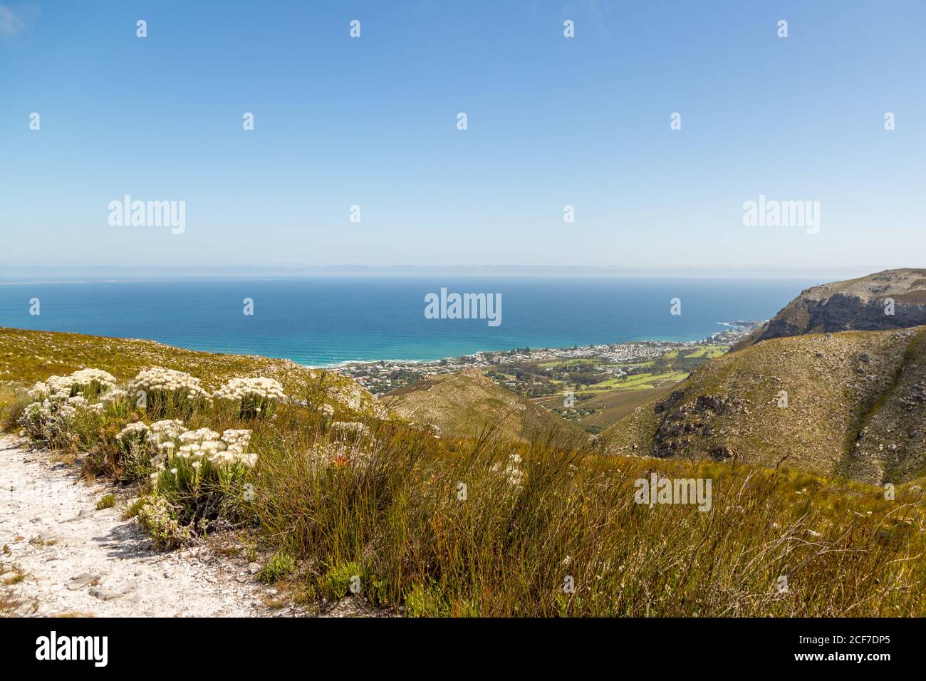 The beautiful landscape in the Fernkloof Nature Reserve, close to ...