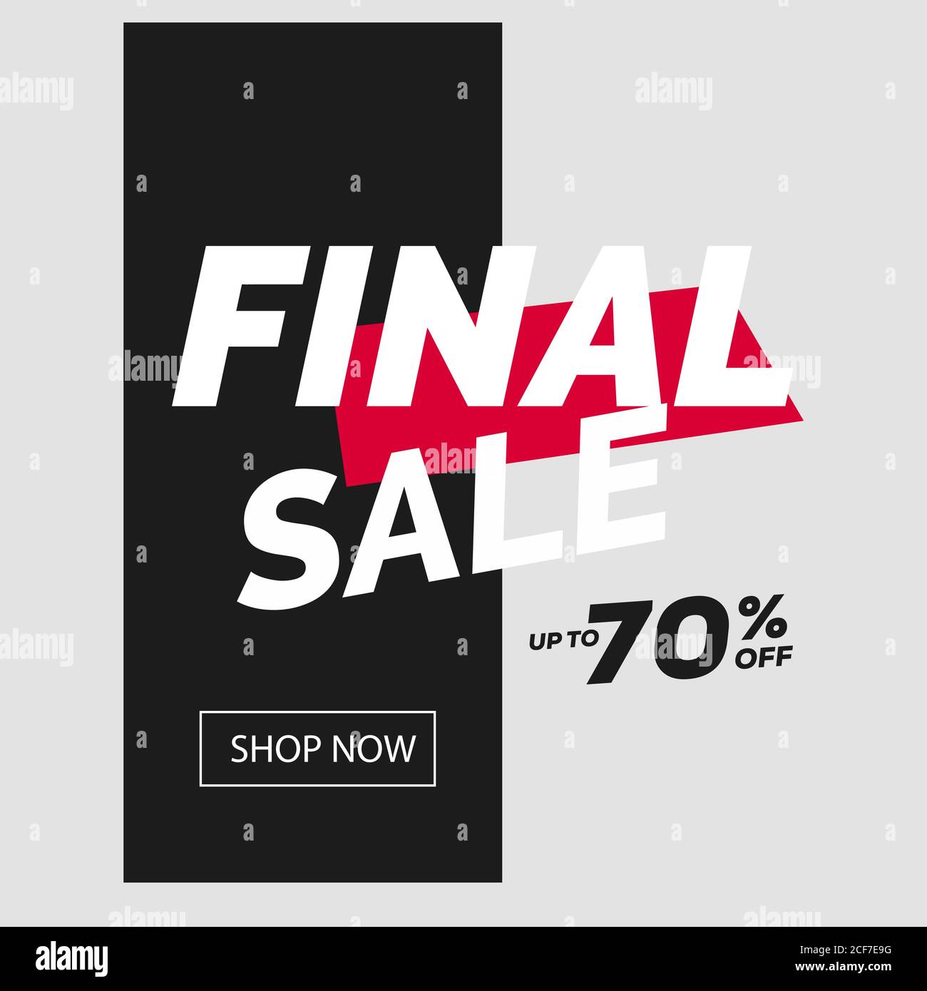 Special offer final sale banner, Limited offer Vector illustration ...