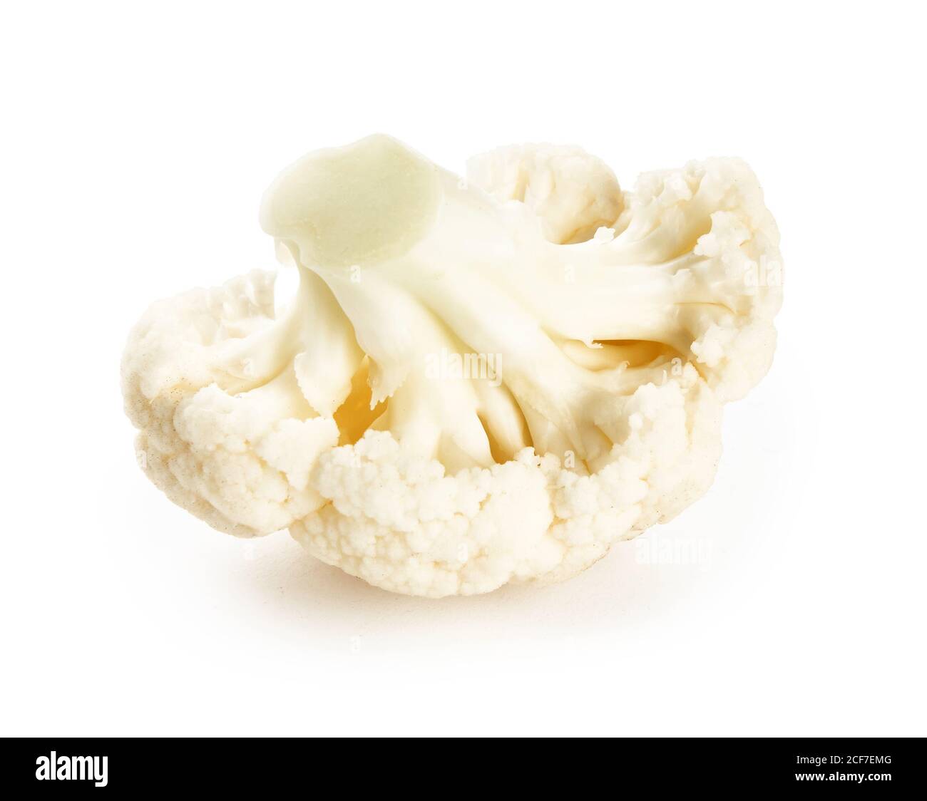 Cauliflower isolated on white background Stock Photo - Alamy