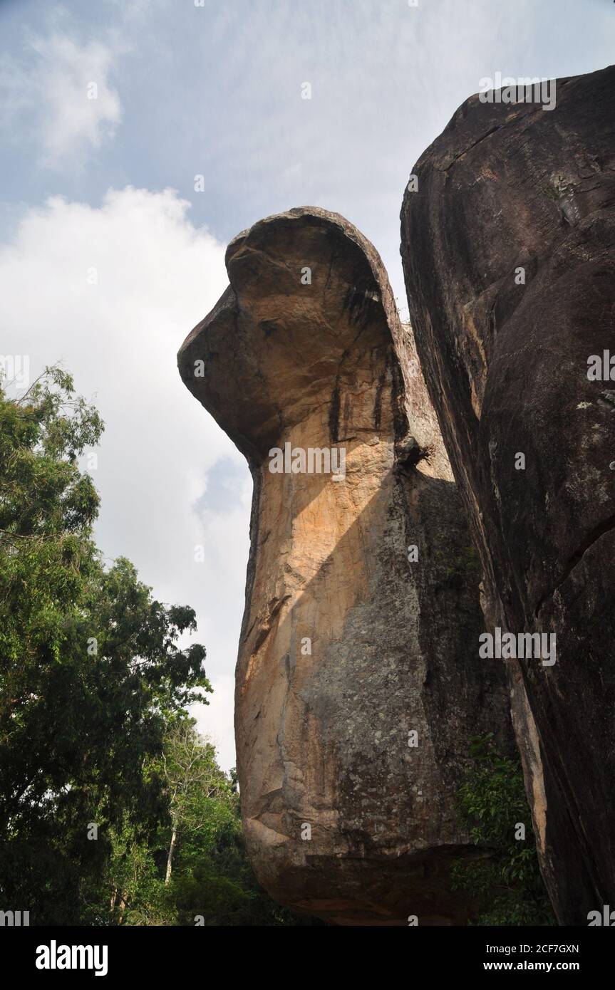 Beautiful Sigiriya ancient rock fortress in Sri Lanka Stock Photo - Alamy