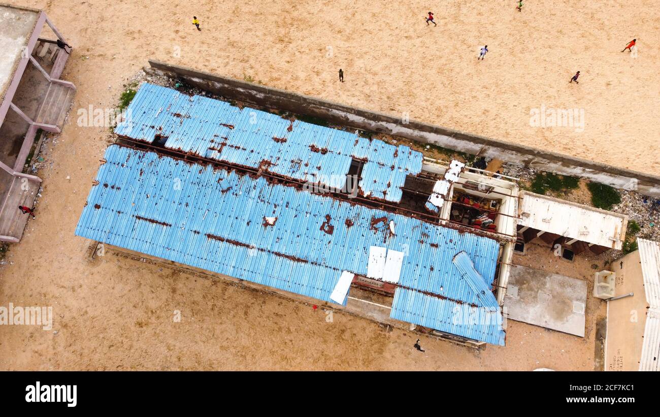 Dakar. 2nd Sep, 2020. Aerial photo taken on Sept. 2, 2020 shows ...