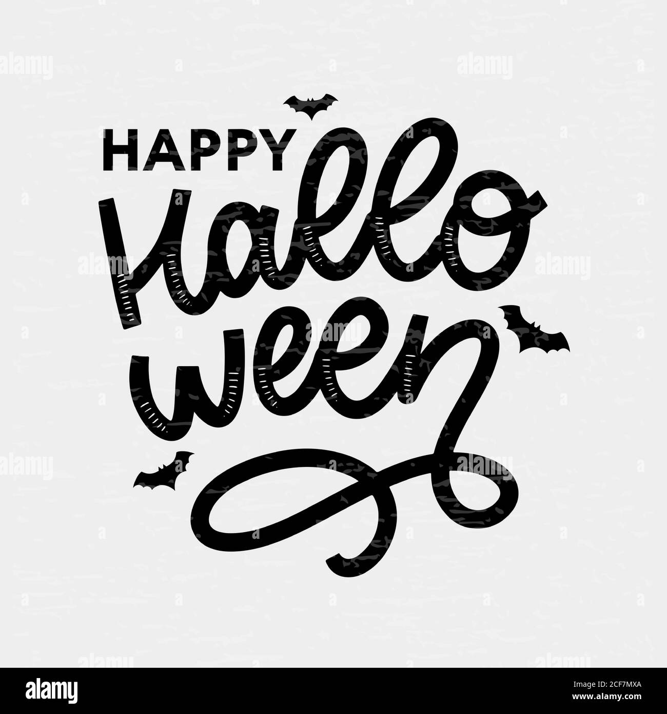 Calligraphic vector illustration happy Black and White Stock Photos ...