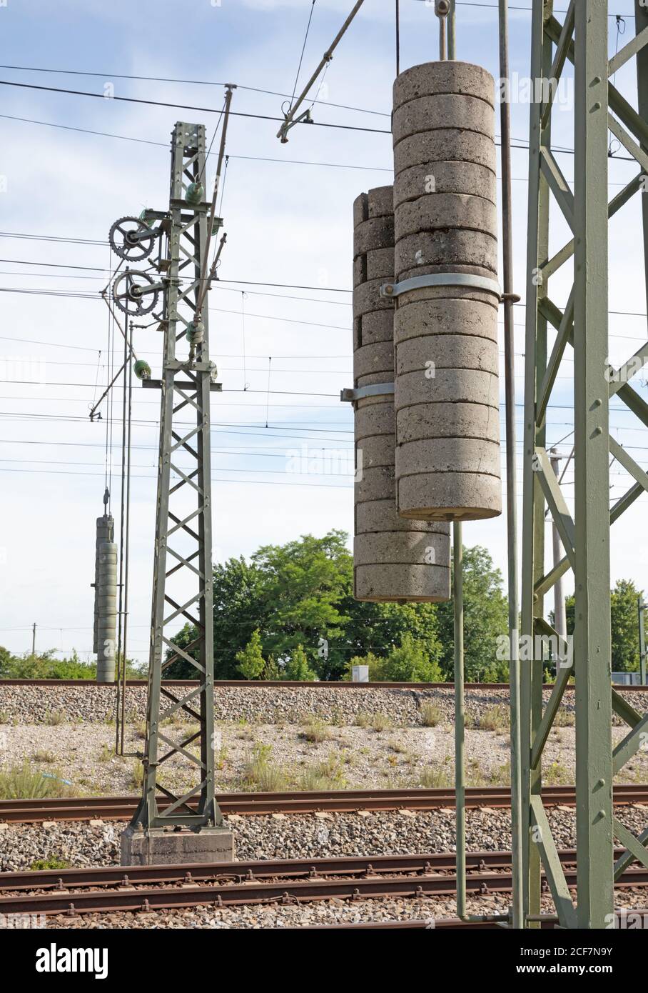 Germany train cables hi-res stock photography and images - Alamy
