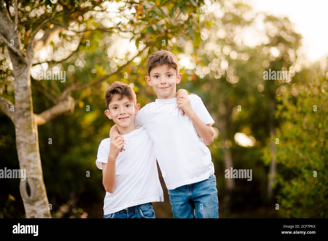 Twin Brothers Standing High Resolution Stock Photography and Images - Alamy
