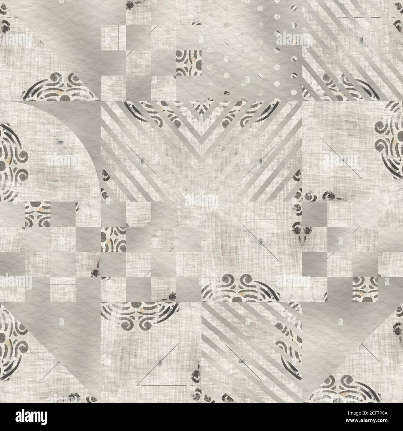Hip random geo pattern on blurry background Stock Photo - Alamy
