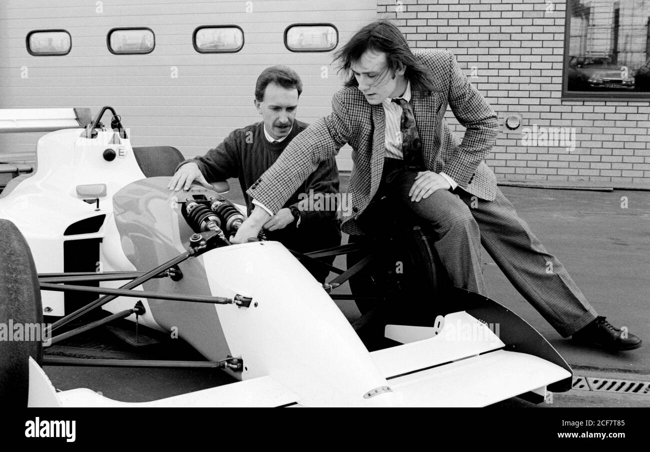 Young engineer Simon Marshall on a work placement at Lola Sports Cars ...