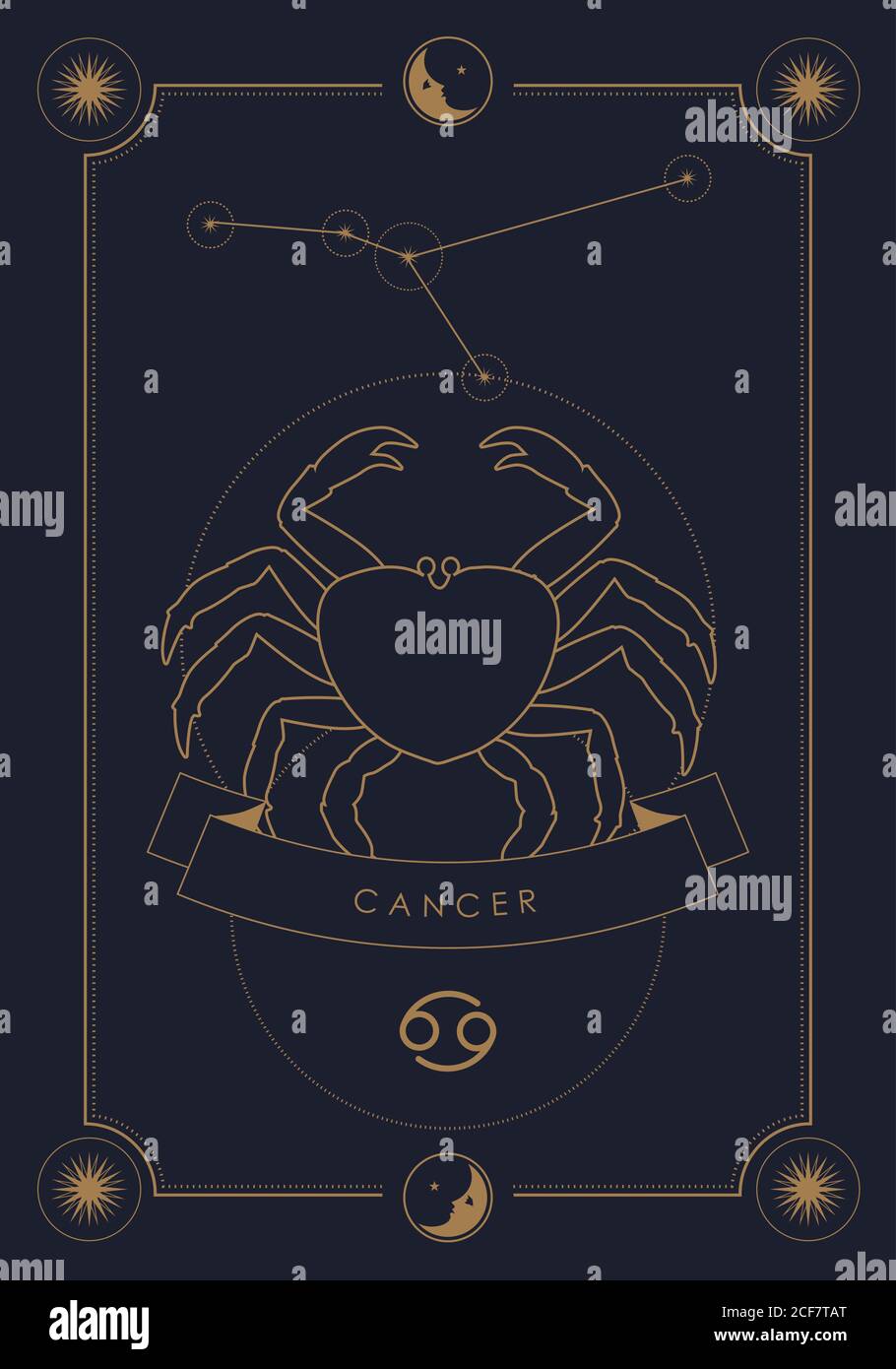 Astrological zodiac sign. Constellation and symbol. Poster illustration ...
