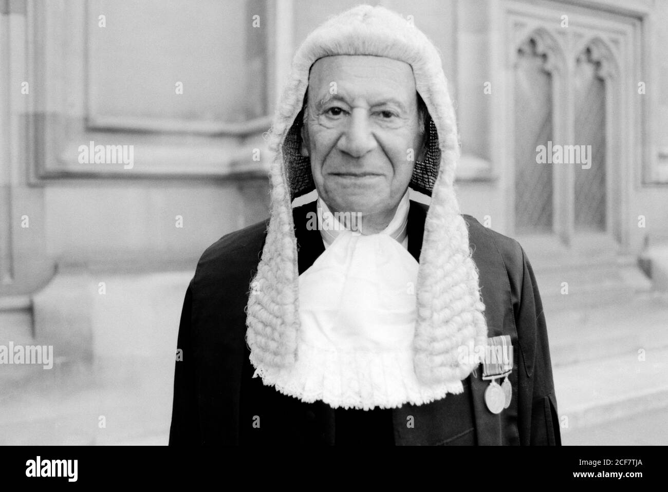 Lord Mishcon at the Peers Entrance at the House of Lords, London, SW1 ...