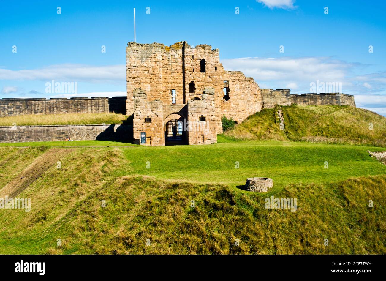 Tynemouth Castle, Tynemouth, Tyneside, England Stock Photo - Alamy