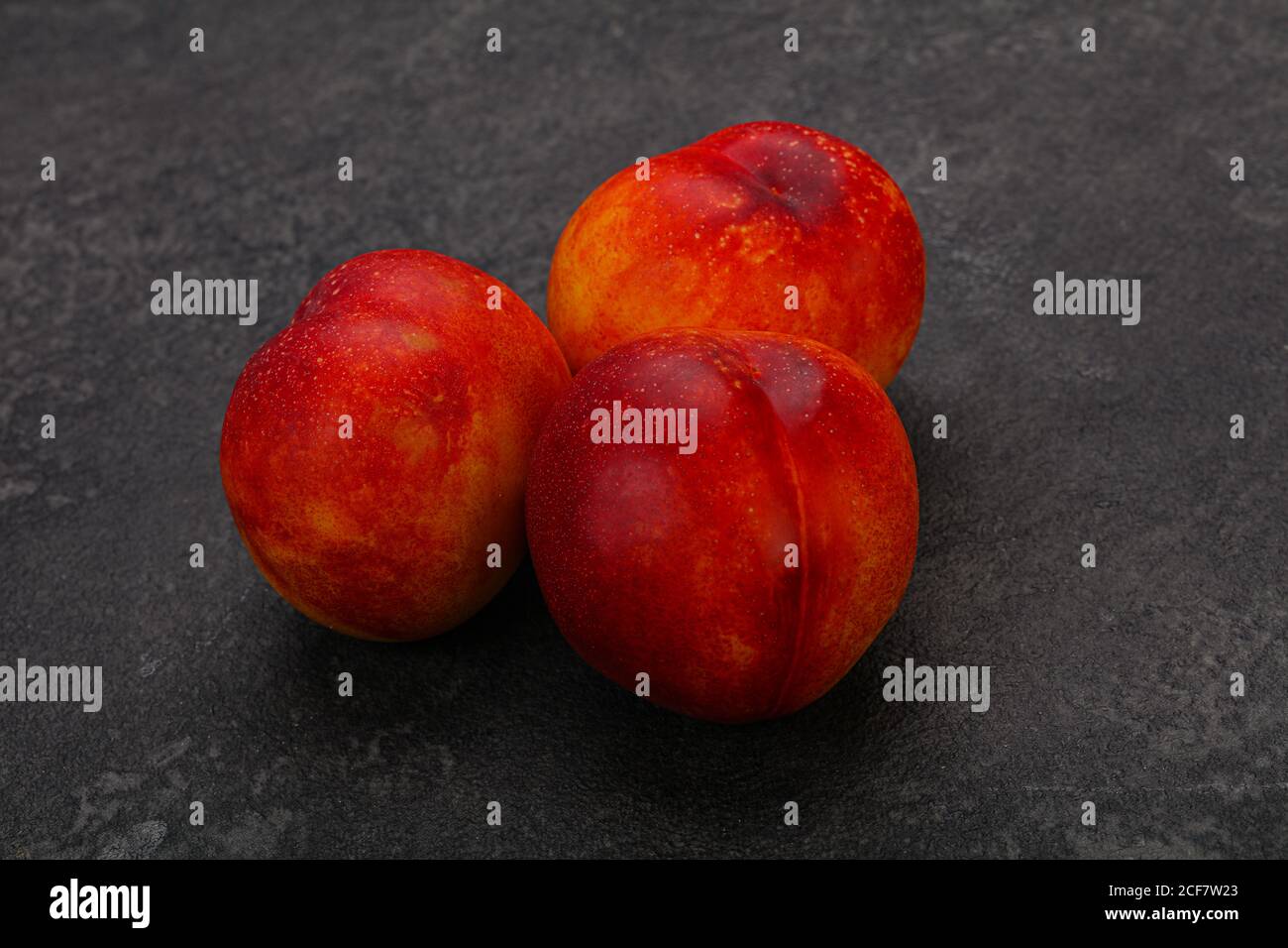 Ripe sweet tasty red Nectarine fruit Stock Photo - Alamy