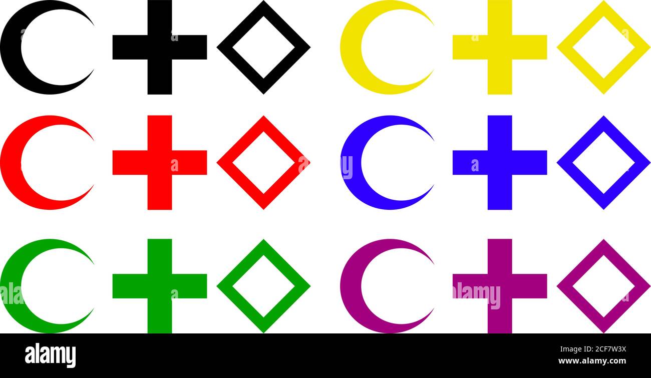 Universal Health Symbols Stock Vector Image & Art - Alamy