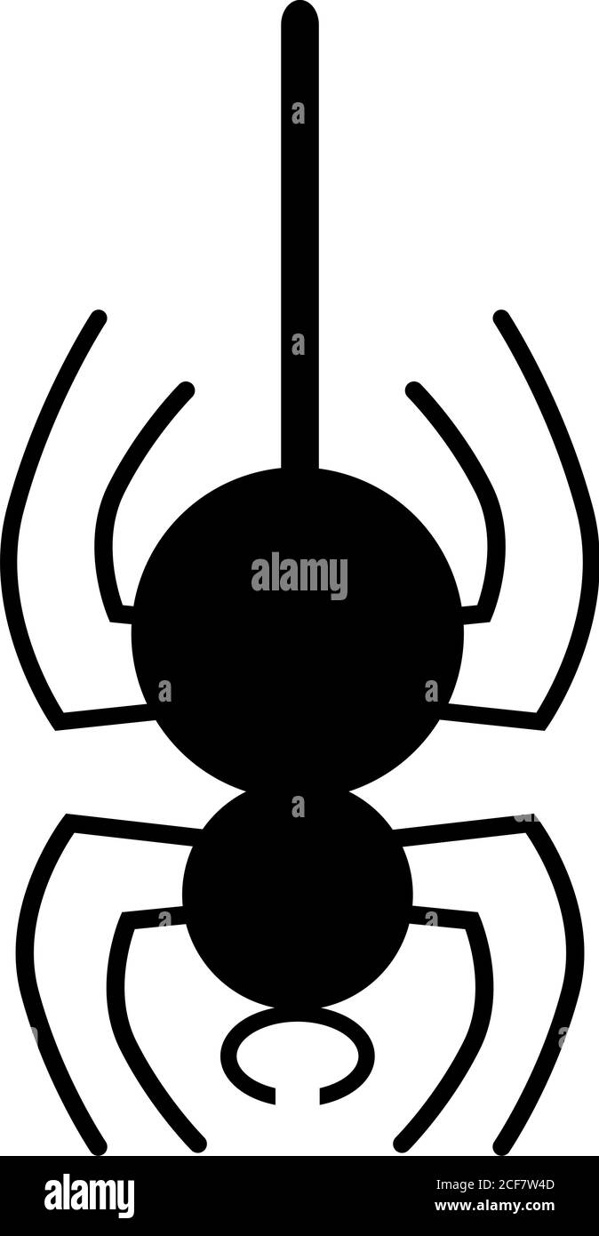 Spider Icon Vector Stock Vector Image & Art - Alamy