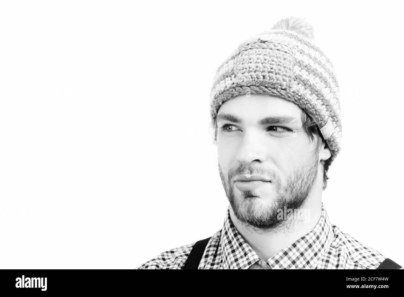 Man in stylish beige Black and White Stock Photos & Images - Alamy