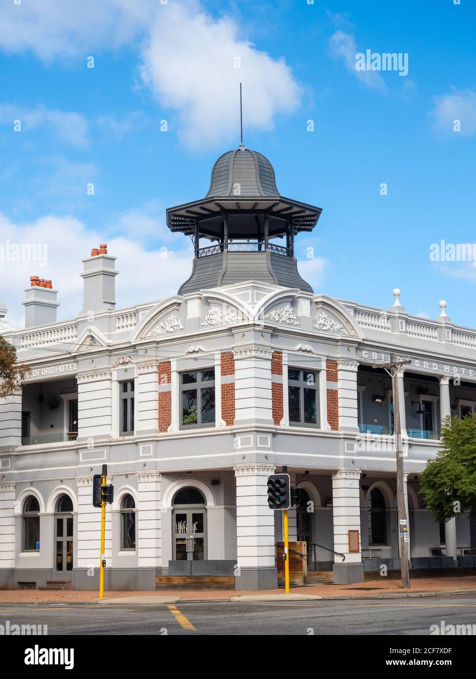 The iconic Guildford Hotel in the suburb of Guildford, in Perth ...