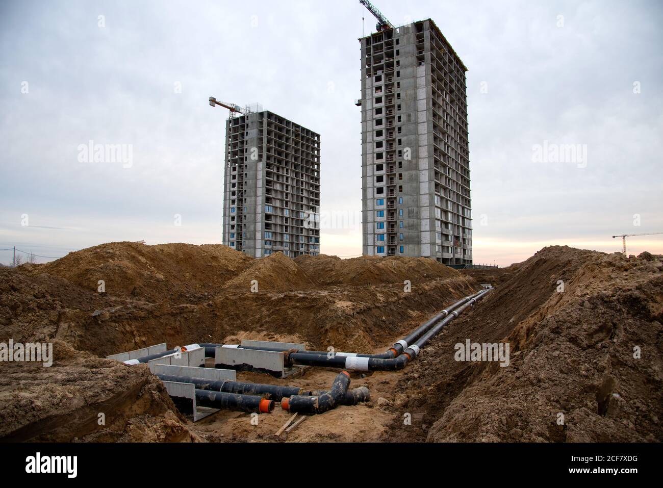 External building sewerage pipes hi-res stock photography and images ...