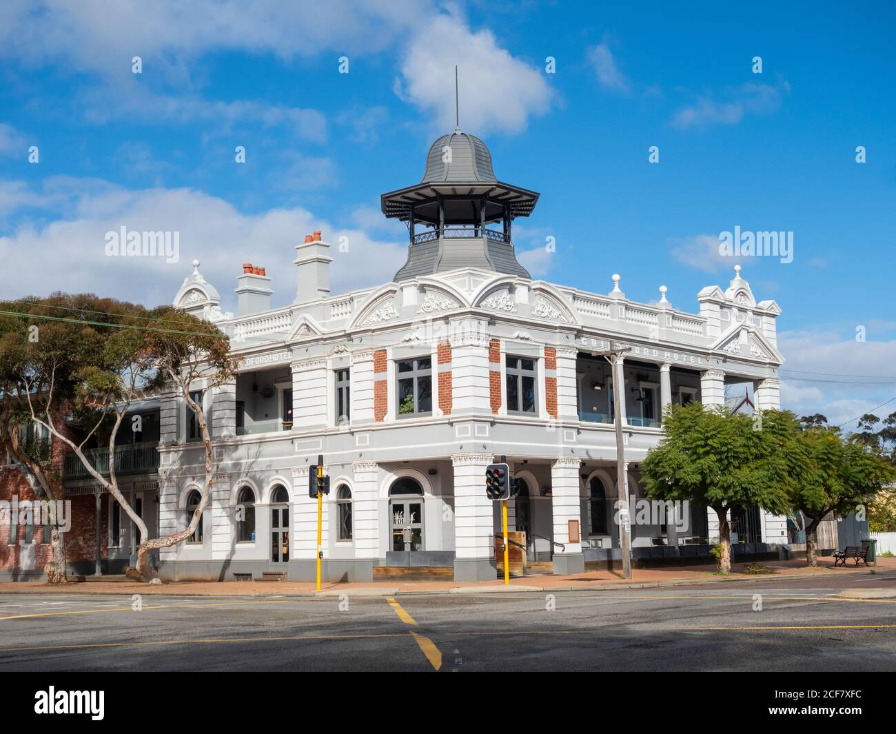 The iconic Guildford Hotel in the suburb of Guildford, in Perth ...