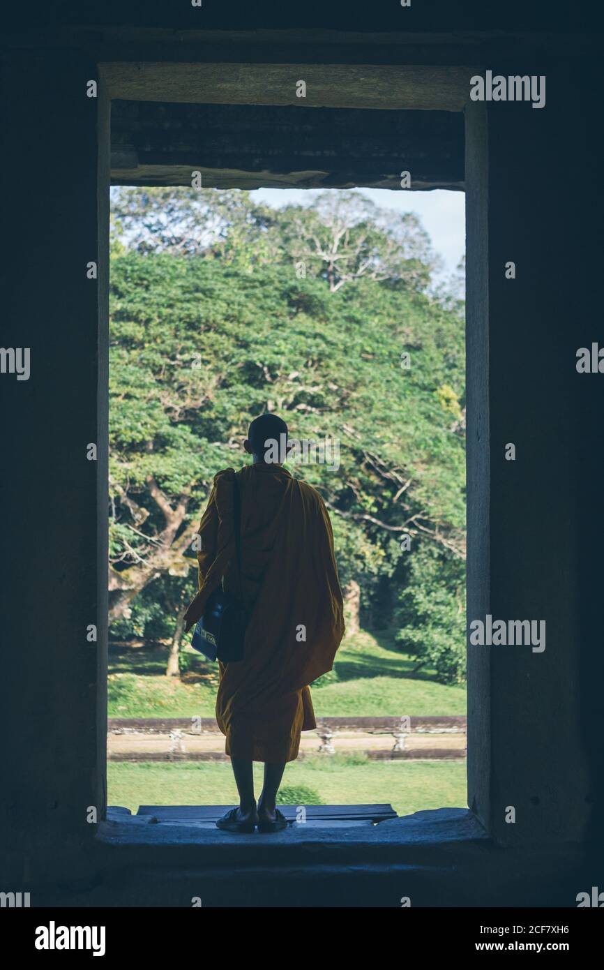 Anonymous monk standing hi-res stock photography and images - Alamy