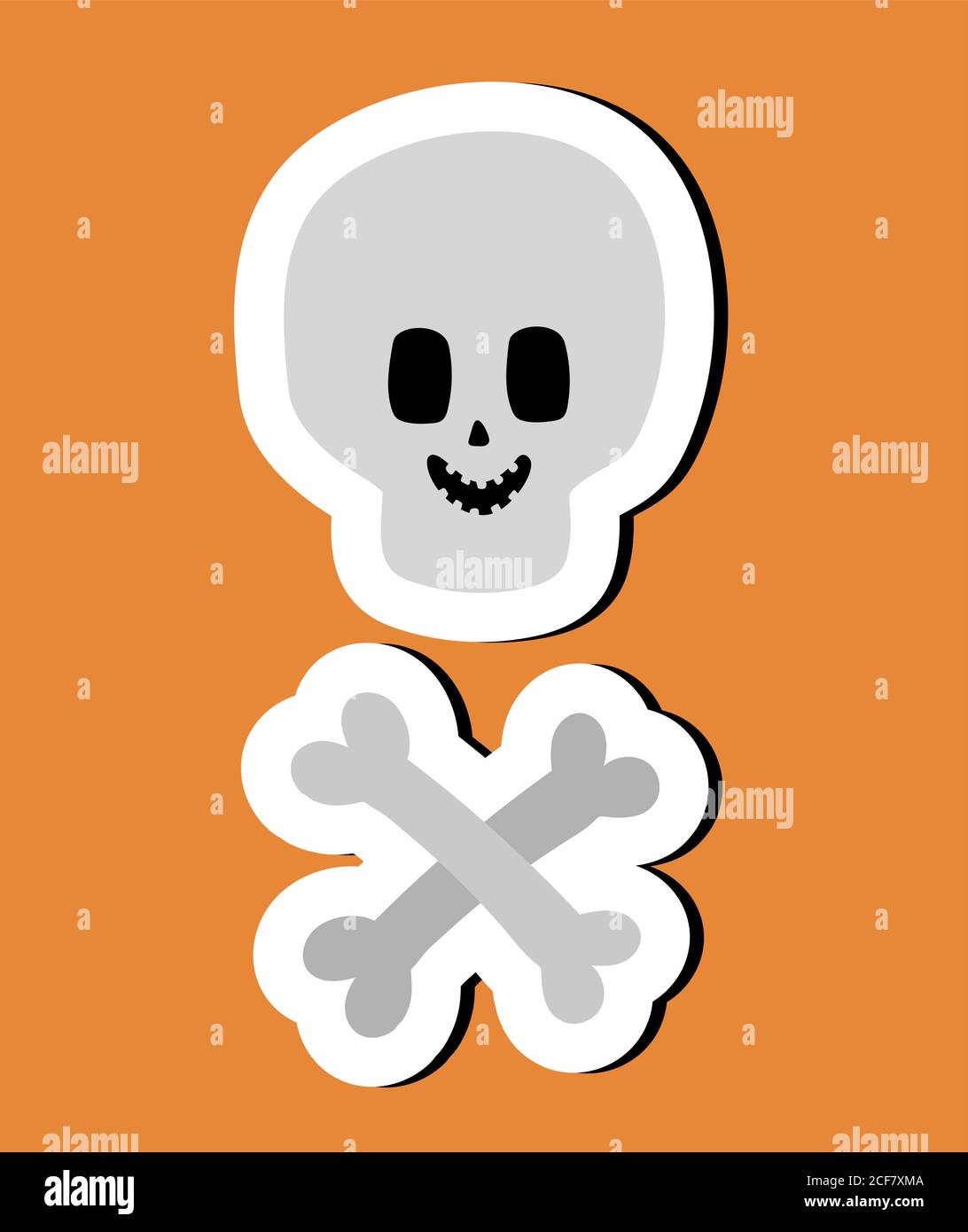 Cute Skull And Crossbones Background