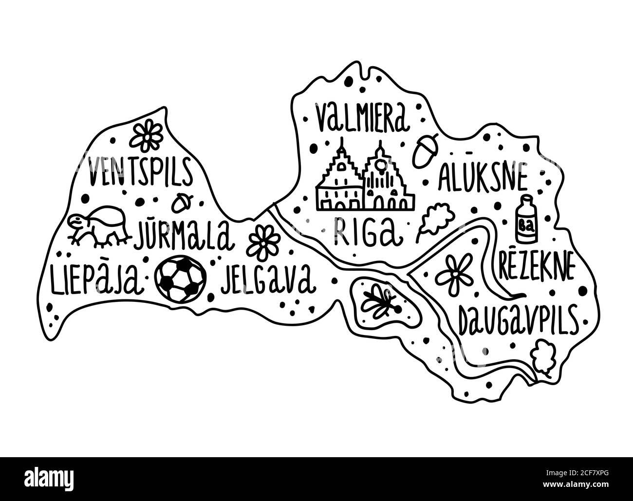 Latvia art Stock Vector Images - Alamy