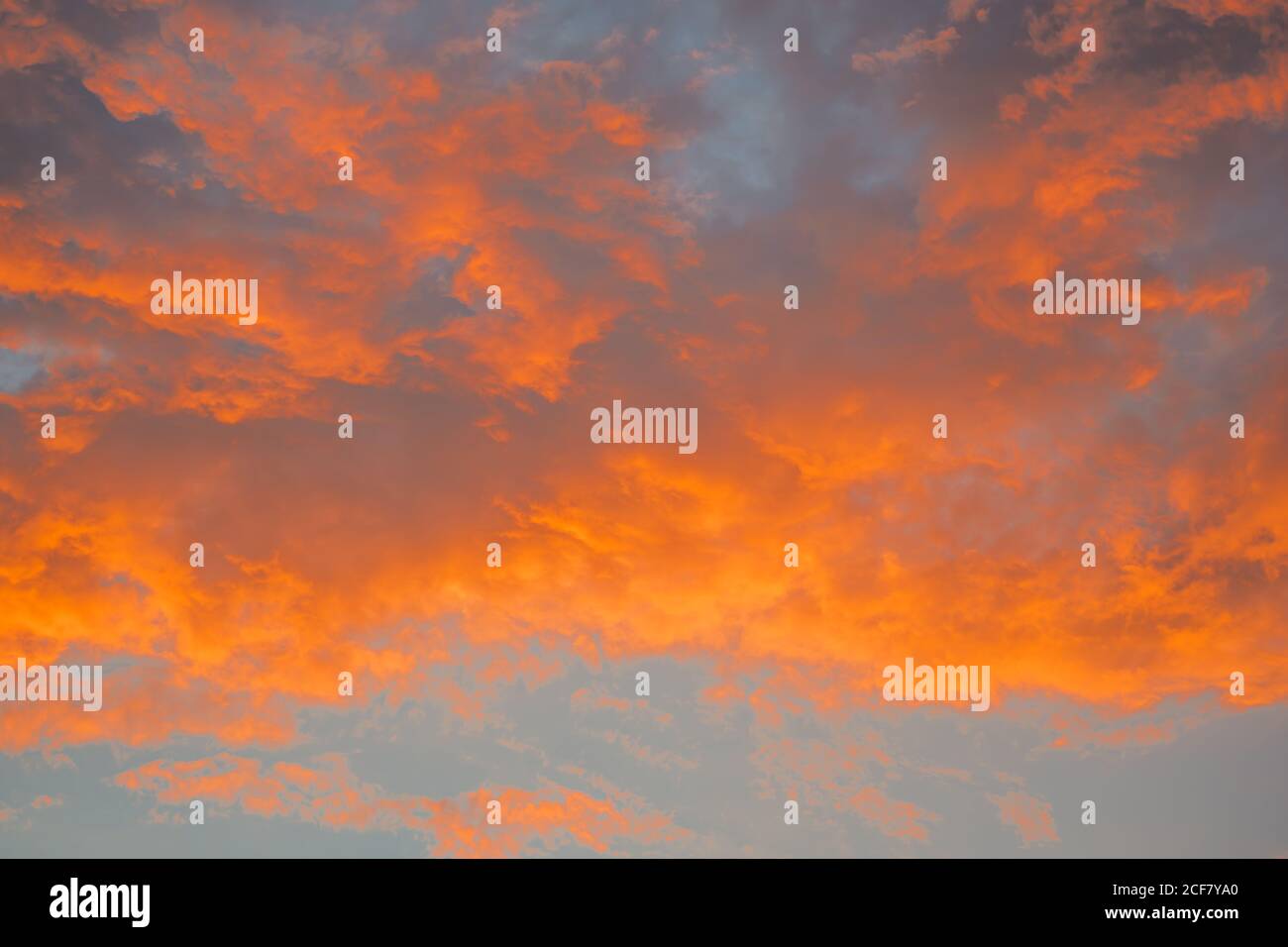 Celestial World concept. Fiery orange colorful natural bright dramatic ...