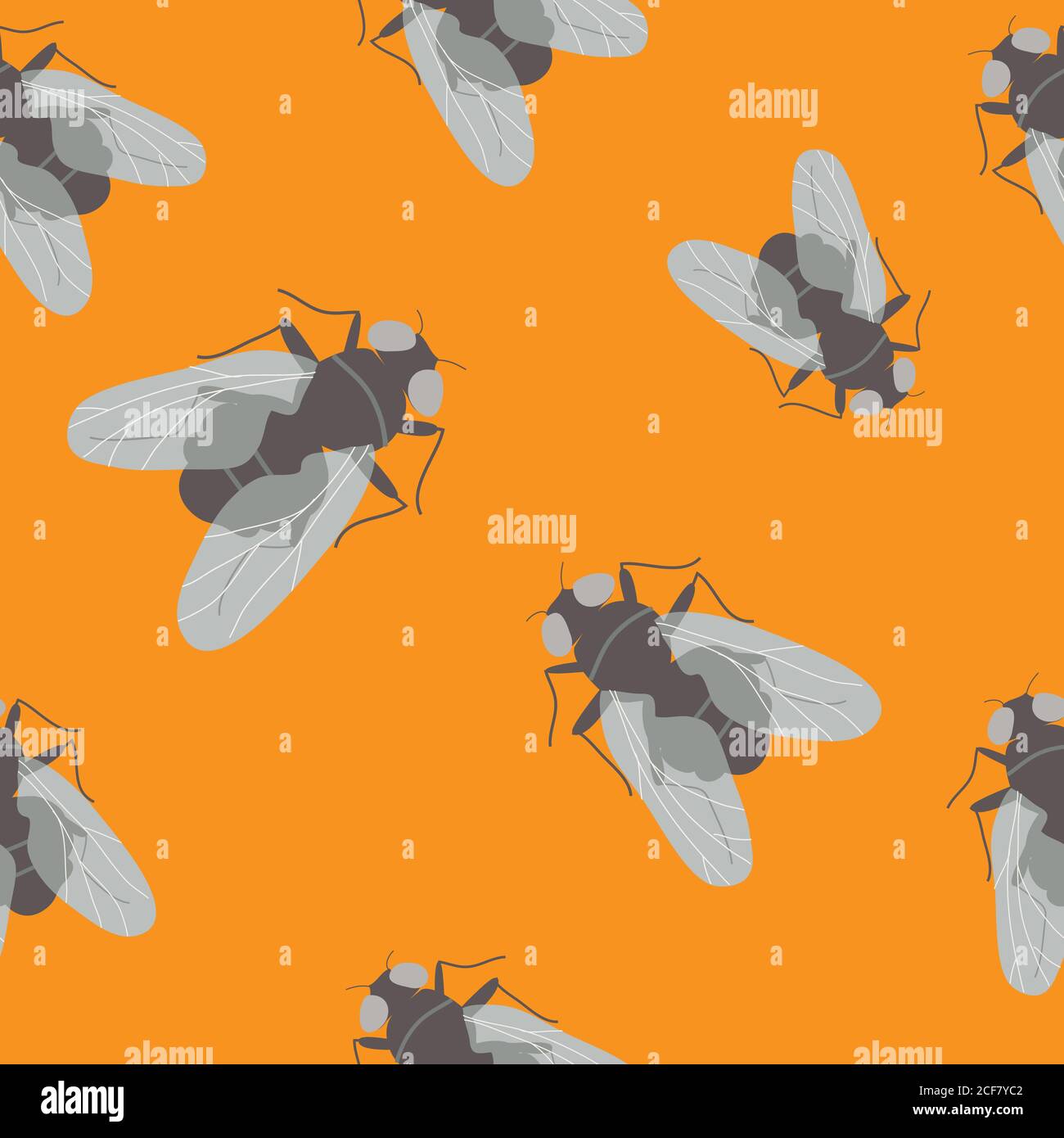 Black flies swarm Stock Vector Images - Alamy