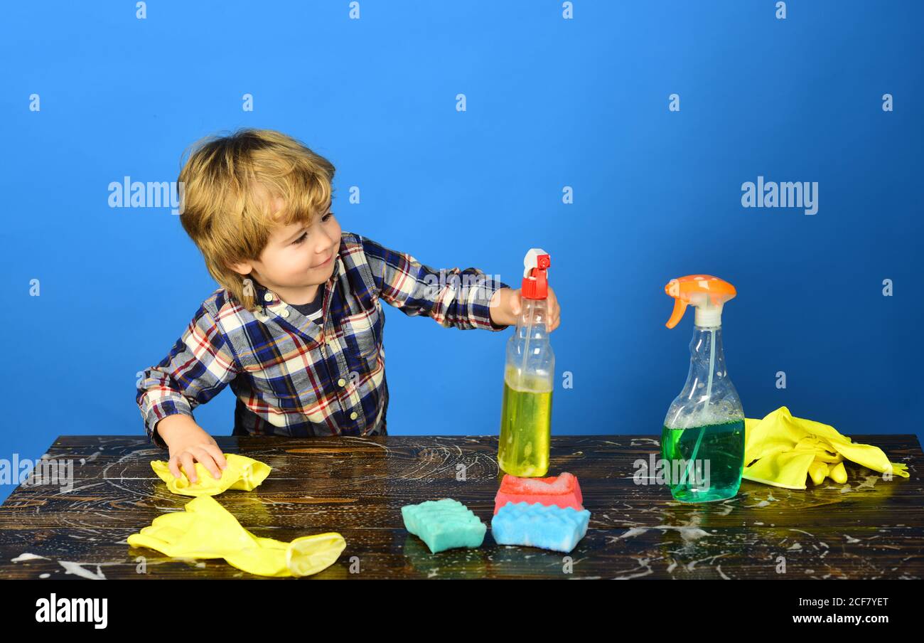 Wiping Table High Resolution Stock Photography and Images - Alamy