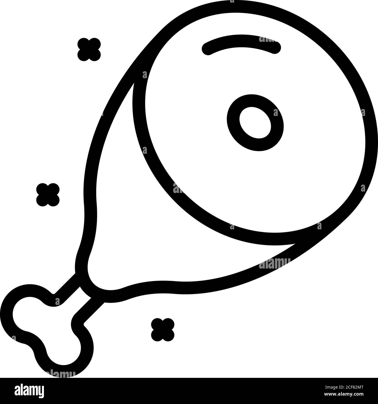 Homemade meat icon, outline style Stock Vector Image & Art - Alamy