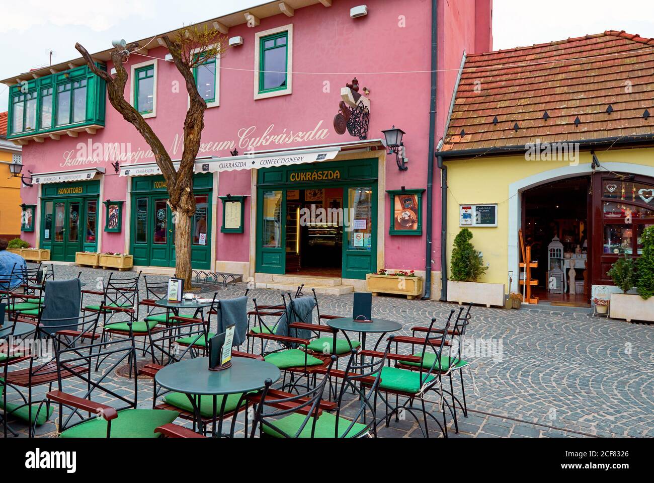 Marzipan museum building at the streets of Szentendre town. Hungary ...