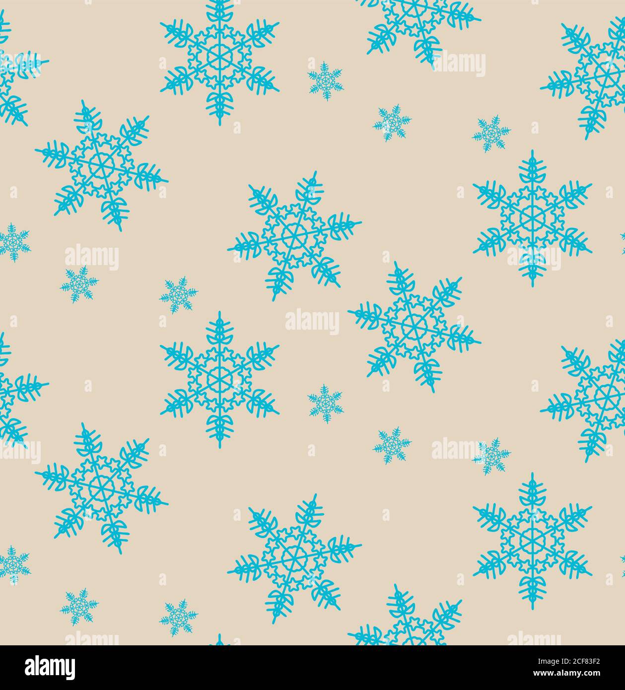 snowflakes seamless pattern for background Stock Vector Image & Art - Alamy