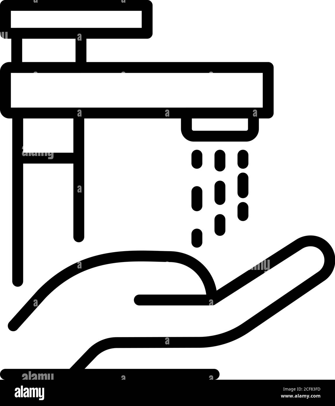 Home hand wash icon, outline style Stock Vector Image & Art - Alamy