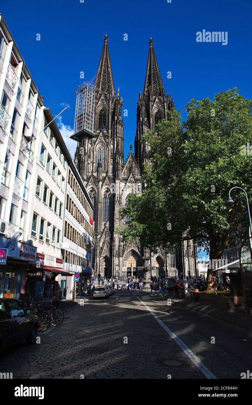 Ancient Cologne Cathedral in Germany Stock Photo - Alamy