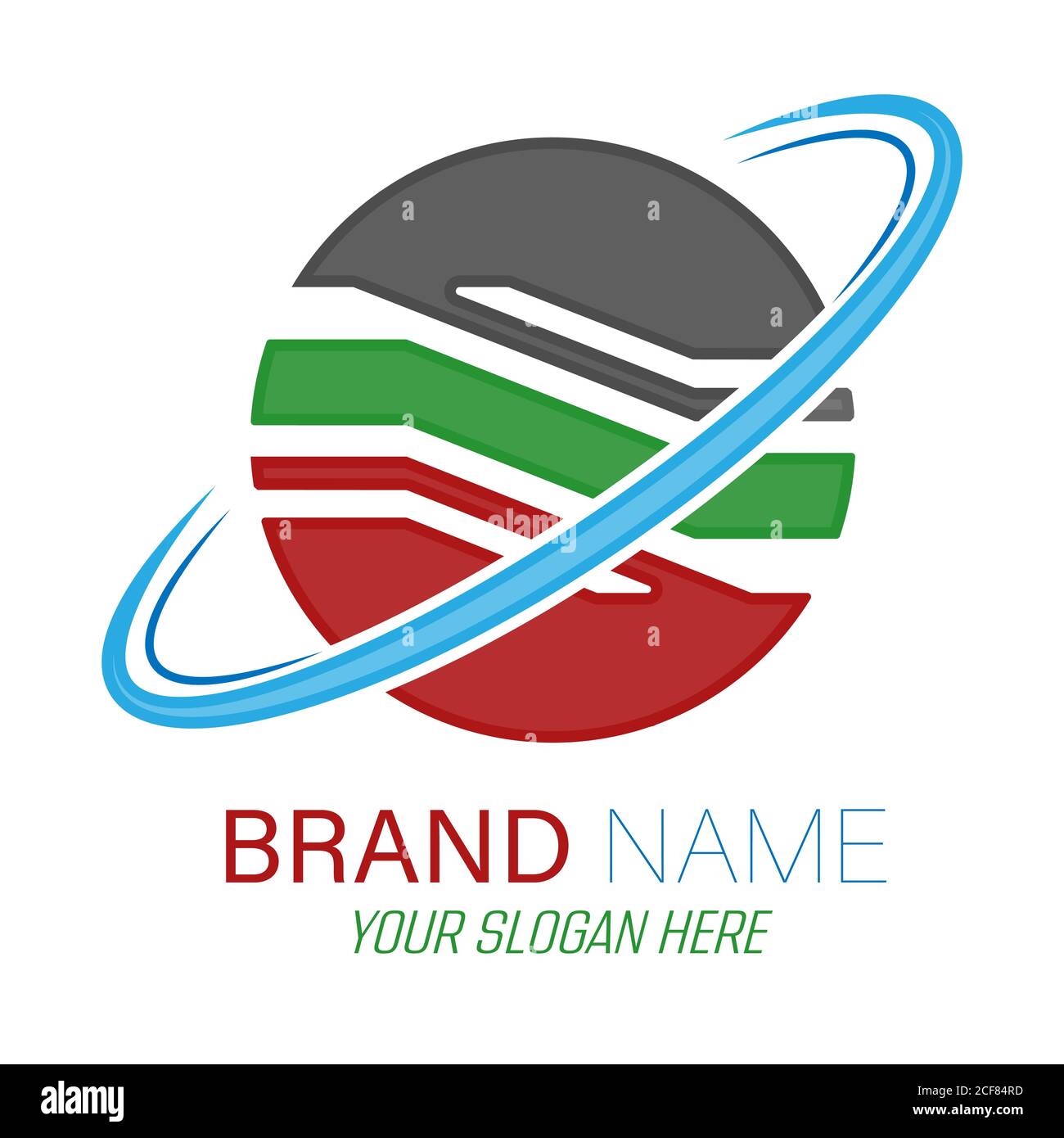 Brand name. Vector illustration for for logo, brand, sticker or emblem ...