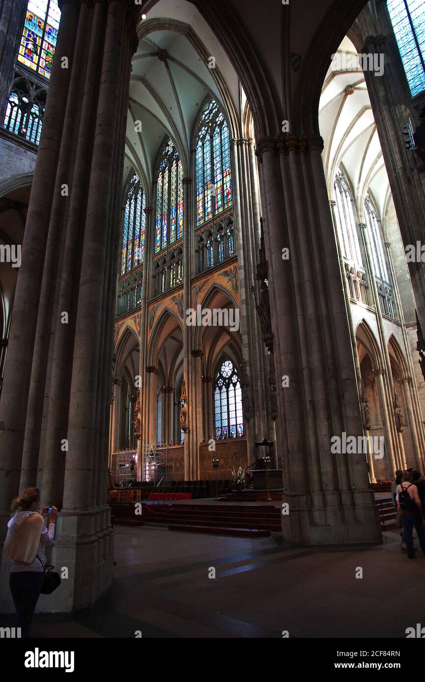 Ancient Cologne Cathedral in Germany Stock Photo - Alamy