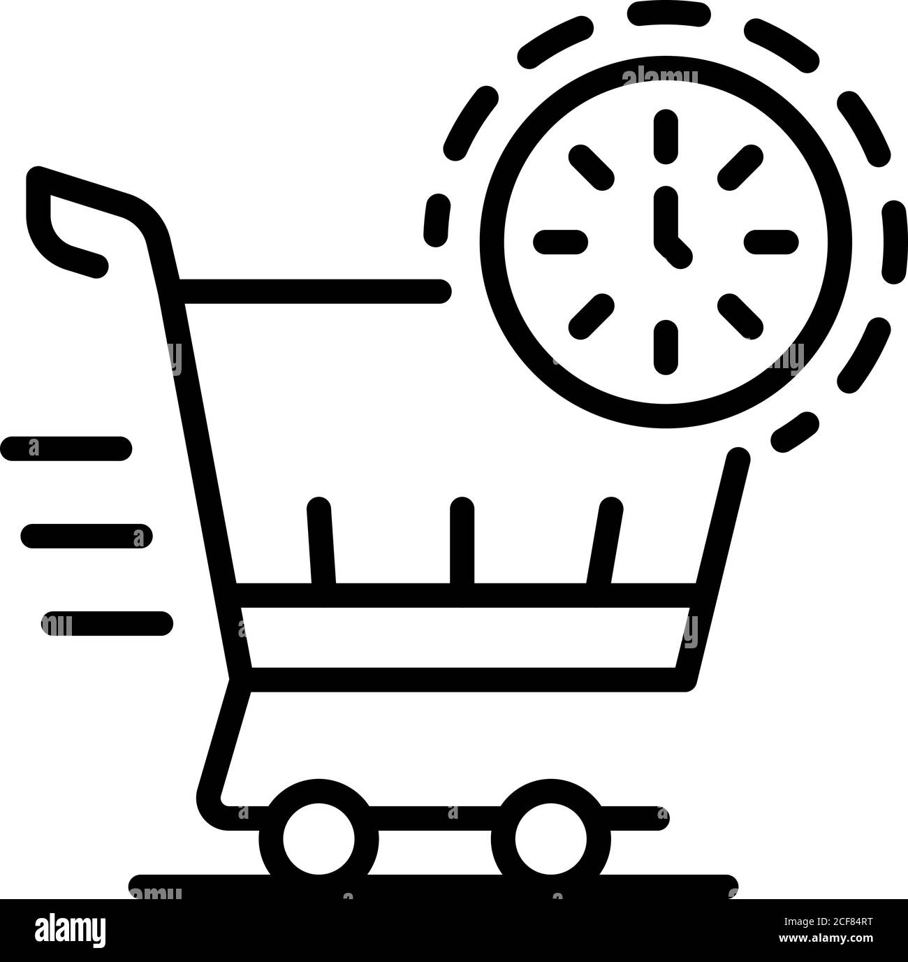 Fast service home delivery icon, outline style Stock Vector Image & Art ...