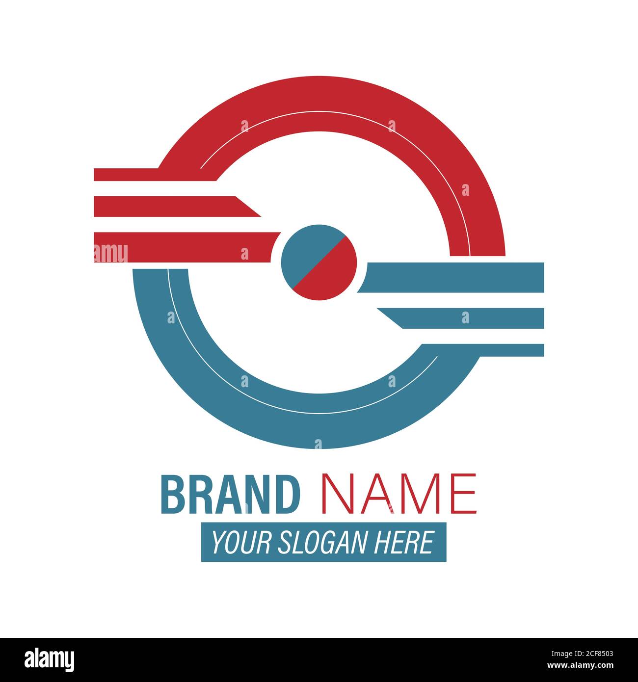 Multi color circle brand logo icon hi-res stock photography and images ...