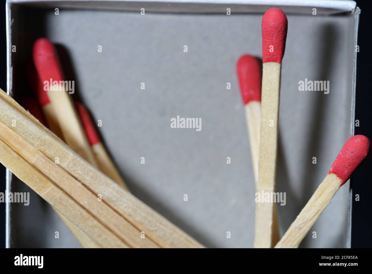 Closeup shot of matchsticks Stock Photo - Alamy
