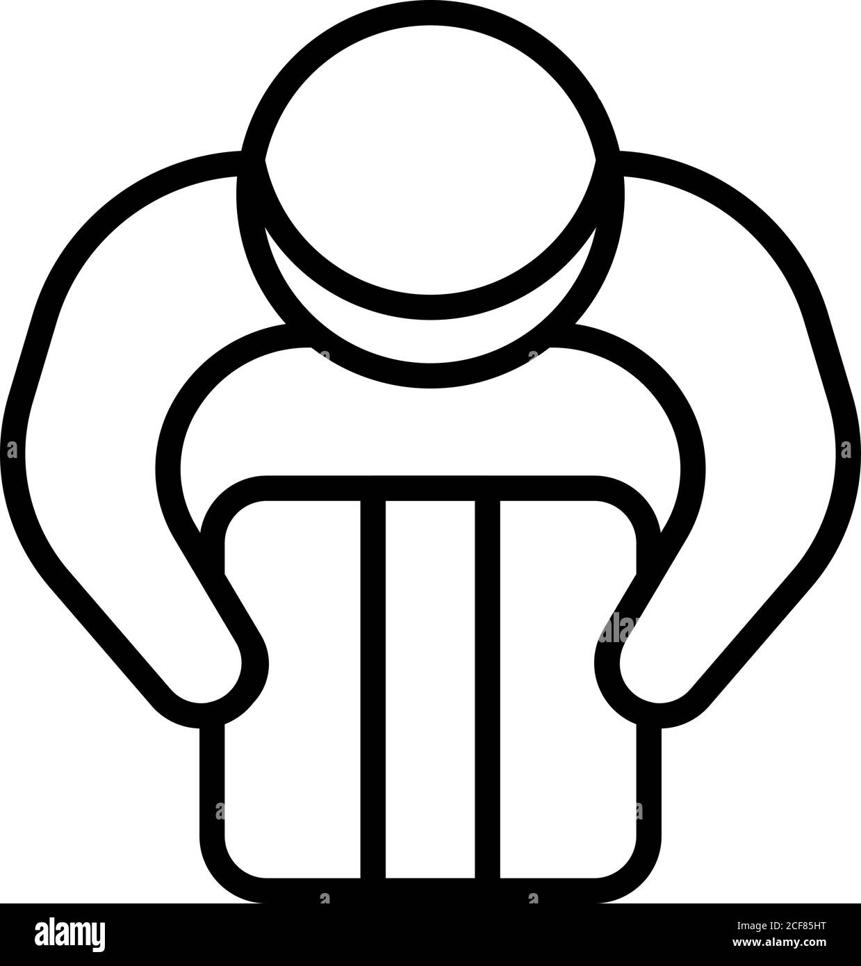 Home delivery client icon, outline style Stock Vector Image & Art - Alamy