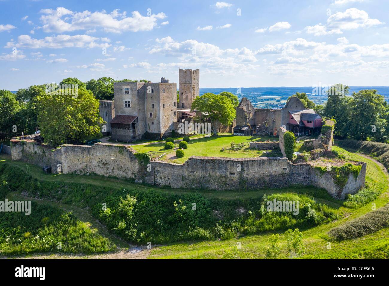 France, Cote d'Or, Regional Natural Park of Morvan, Butte de Thil, Vic ...